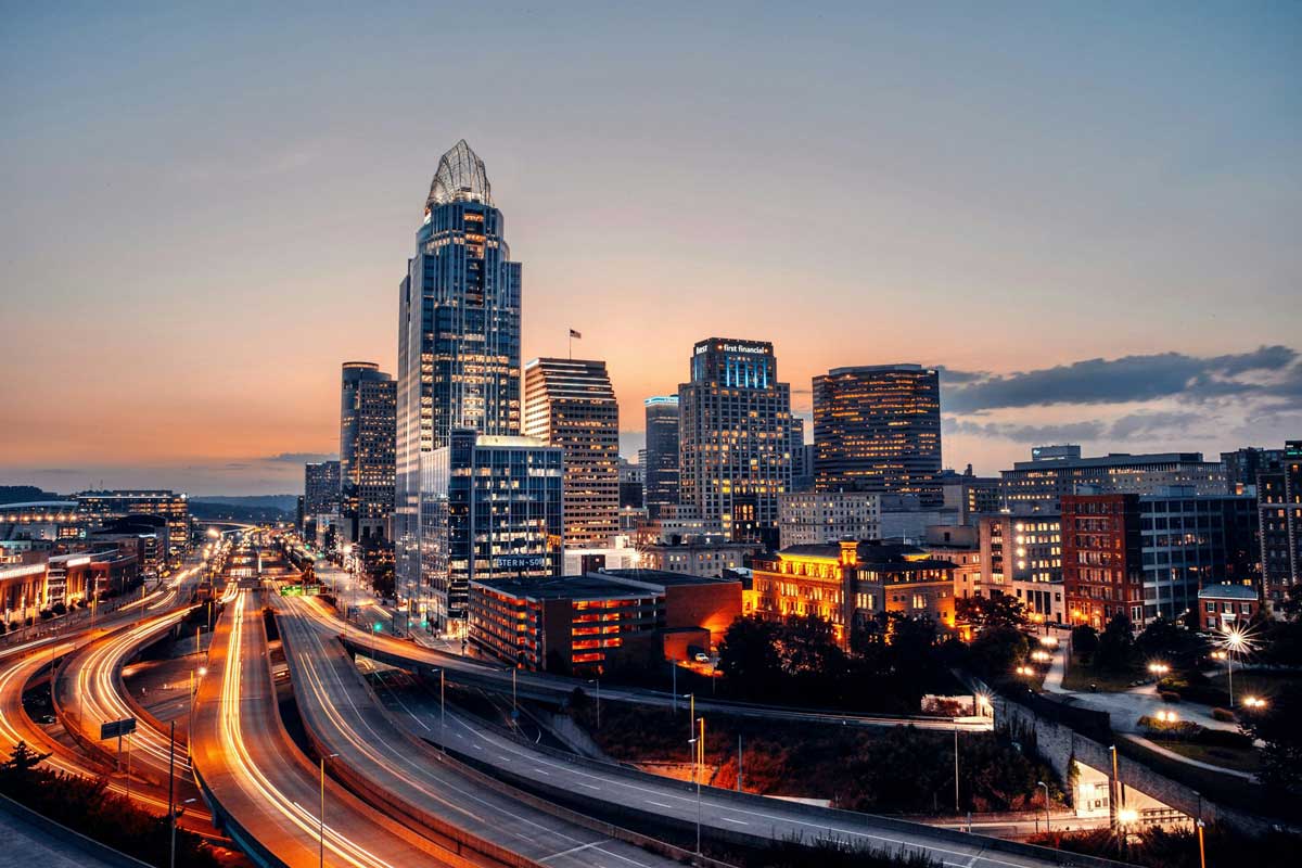 Columbus to Cincinnati drive: Distance, time & best stops
